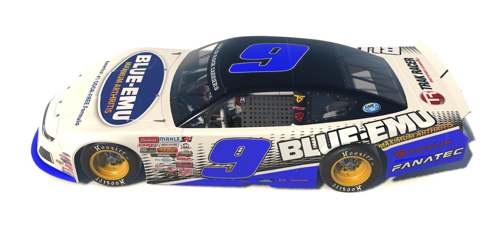 Late Model Stock blue emu 9 tga by Roger S. - Trading Paints