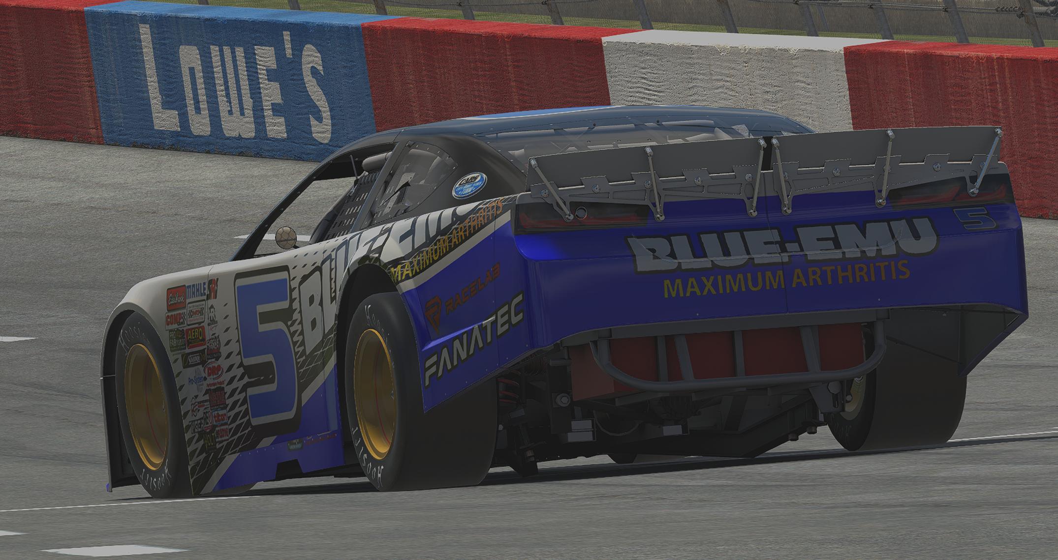 Late Model Stock blue emu 9 tga by Roger S. - Trading Paints
