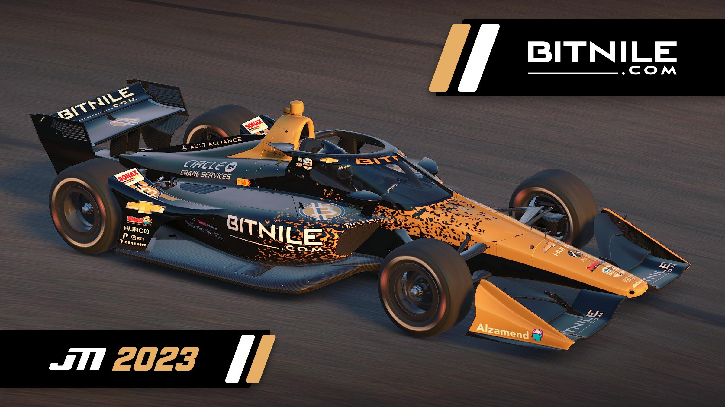 2023 Ed Carpenter Bitnile.com Dallara IR18 by Jeff McKeand - Trading Paints