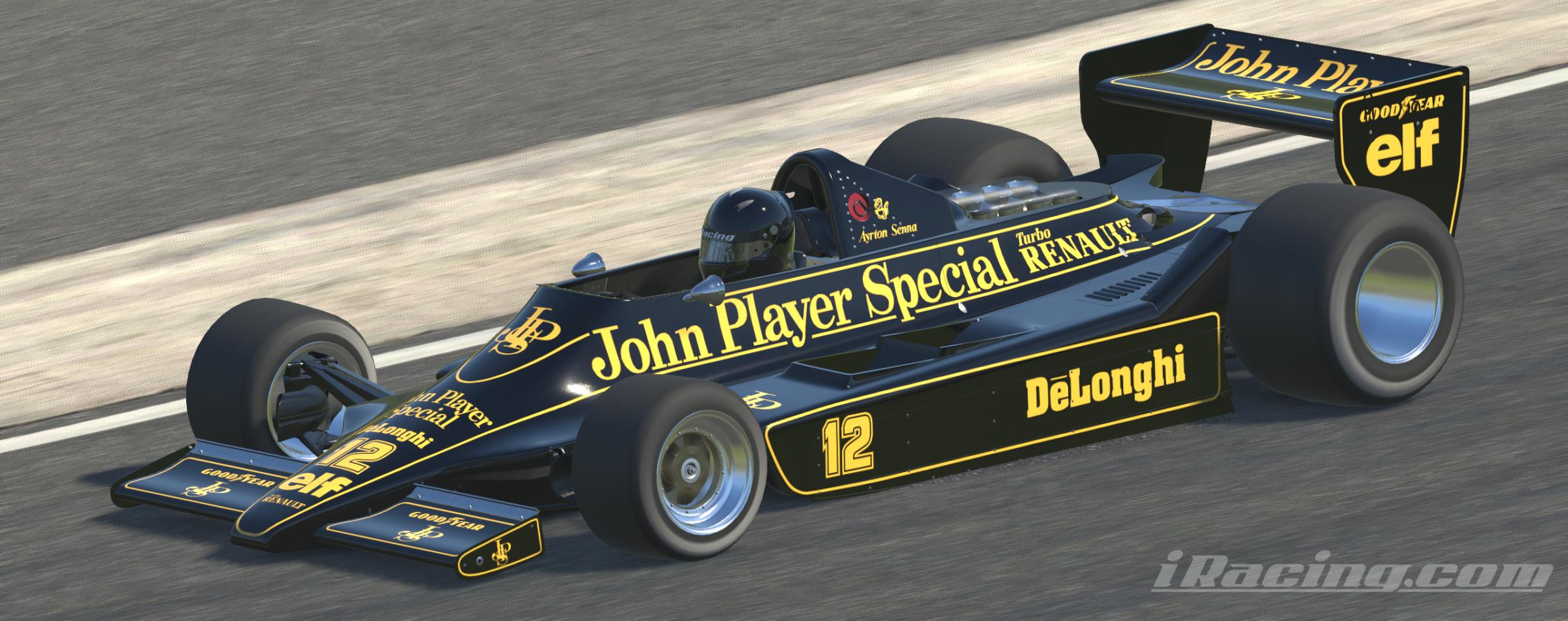 1986 #12 Ayrton Senna - John Player Special Team Lotus by William ...