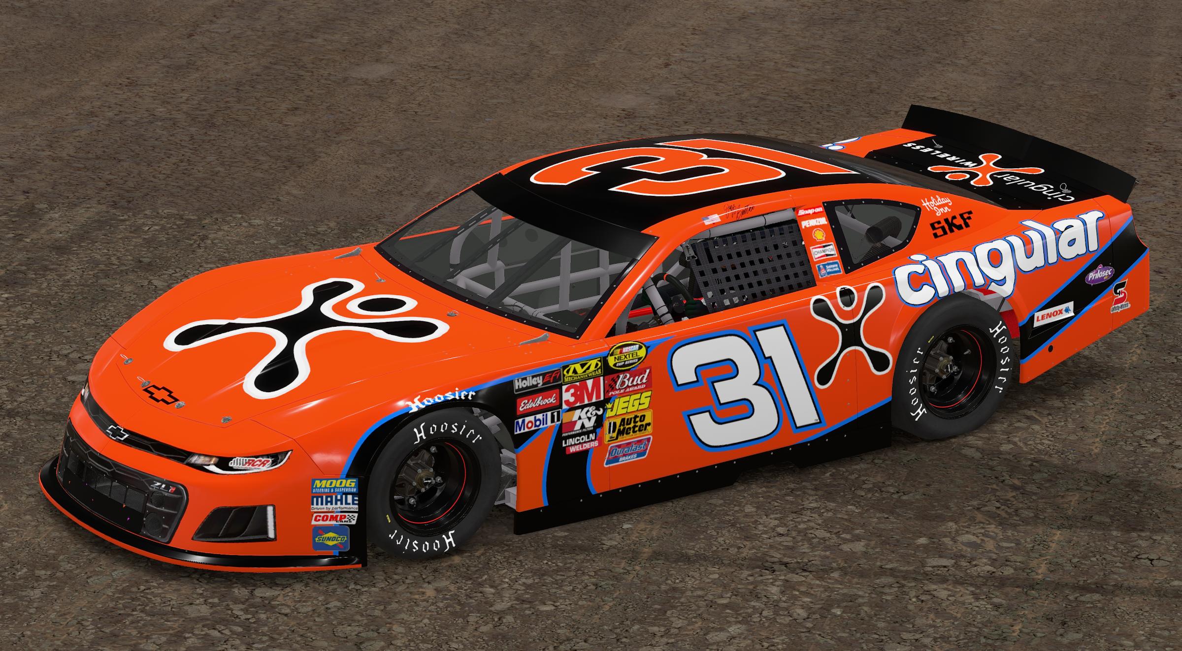 2007 Jeff Burton #31 Cingular Wireless Late Model Stock Scheme by Tim ...