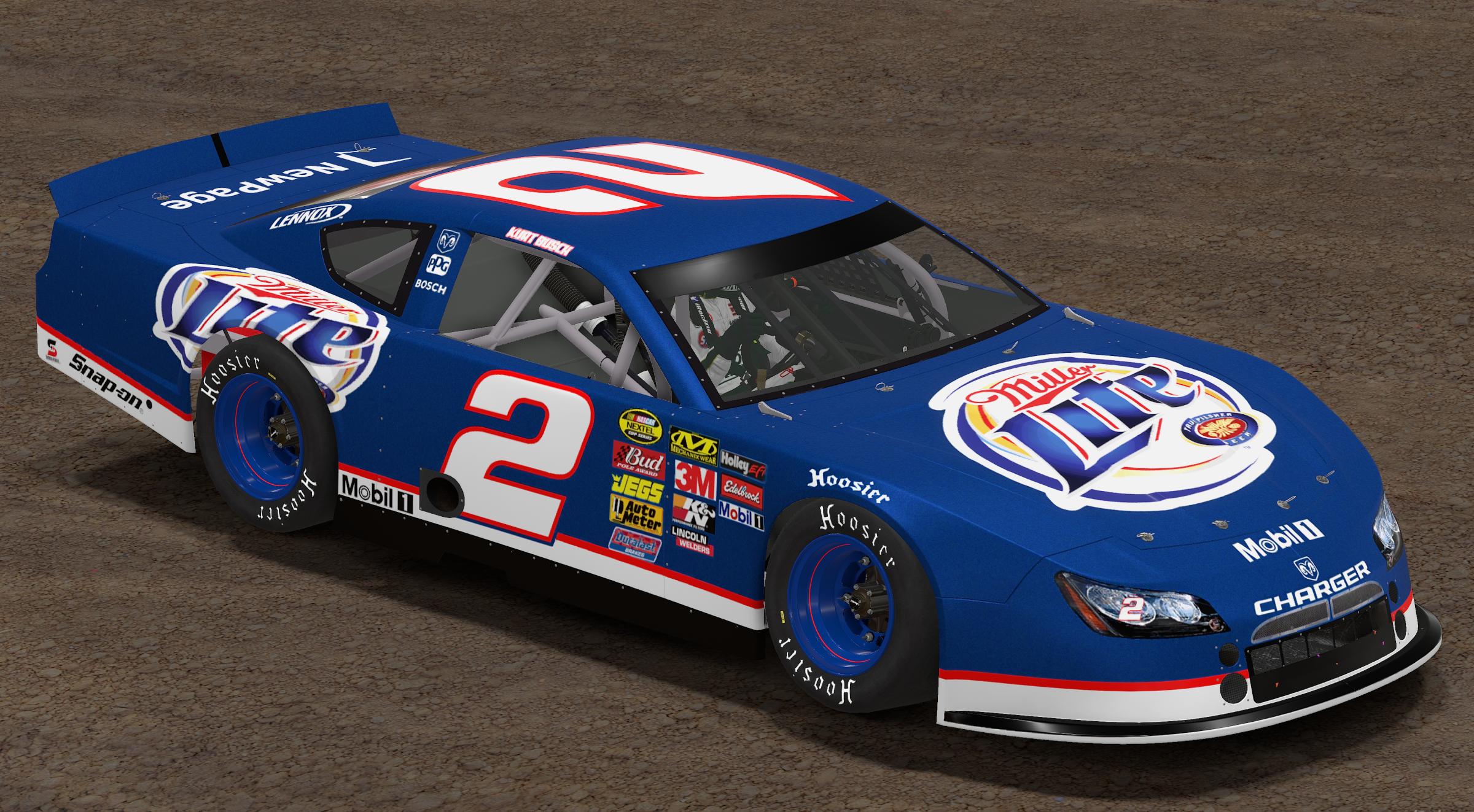 2007 Kurt Busch #2 Miller Lite Late Model Stock Scheme by Tim Rogers ...