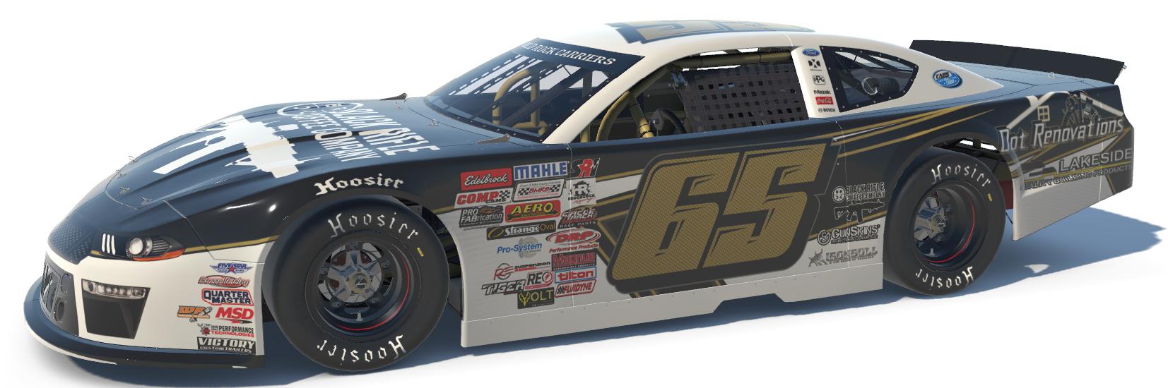 Black Rifle Coffee Oot Renovations 65 Mustang Late Model Stock by Jon ...