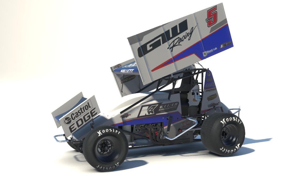 Brock Halletts GW Racing Aus Sprint Car by Kieran Hildebrand - Trading ...