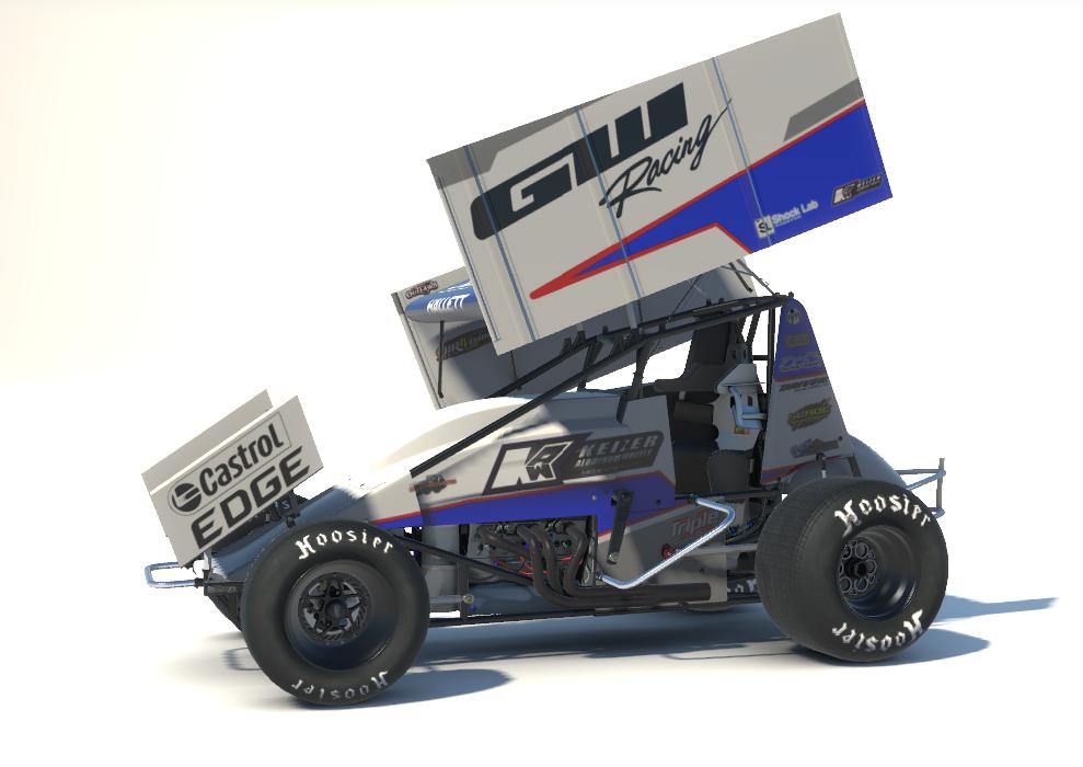 Brock Halletts GW Racing Sprint Car - No Numbers by Kieran Hildebrand ...
