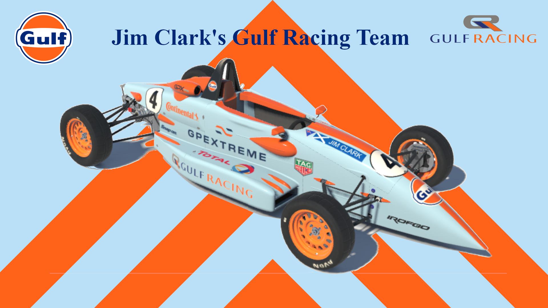 Gulf Racing Jim Clark by Brian Mccaig - Trading Paints
