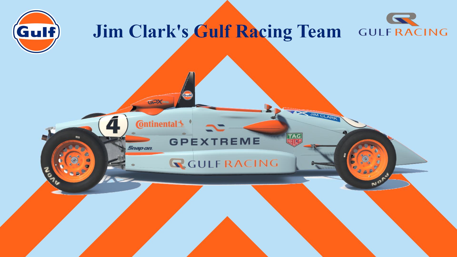 Gulf Racing Jim Clark by Brian Mccaig - Trading Paints
