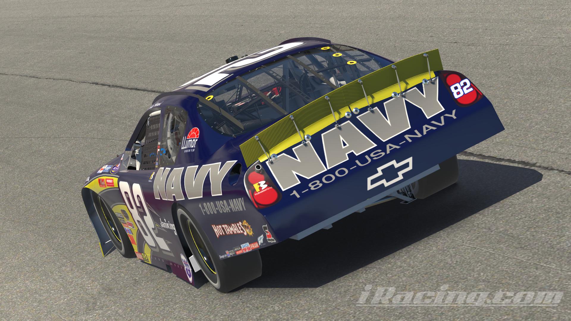 2003 NAVY silver ARCA #82 by Ken Huff - Trading Paints