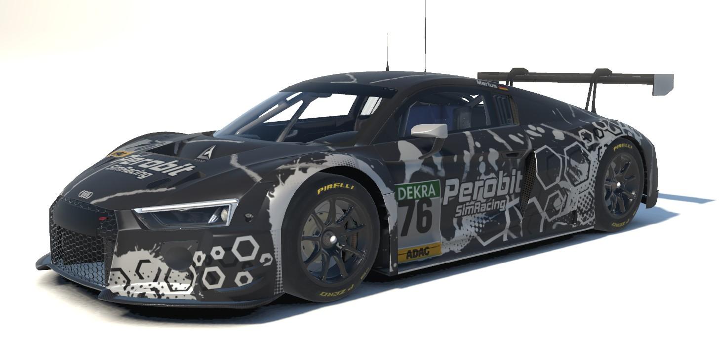 Perobit Audi R8 LMS Marius White by Chris Bartel - Trading Paints
