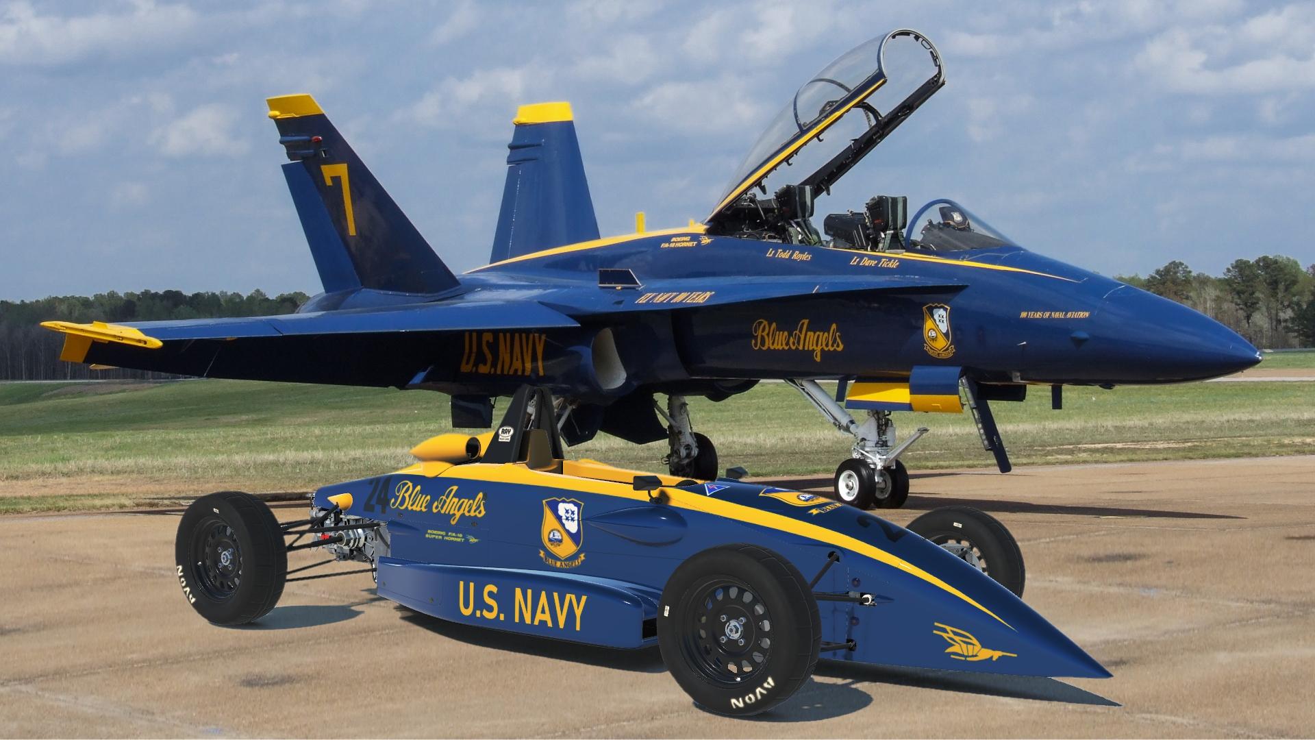 Ray FF1600 Blue Angels by Don Craig - Trading Paints