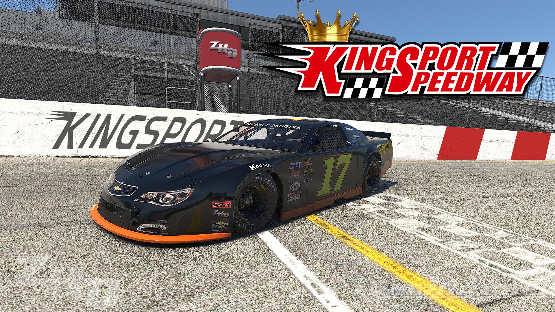 Kevin Wolfe 2022 Kingsport Sportsman Late Model by Zak Hale - Trading ...