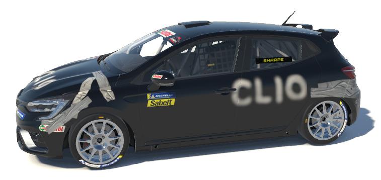 Clio Budget Racer by Dale Sharpe - Trading Paints