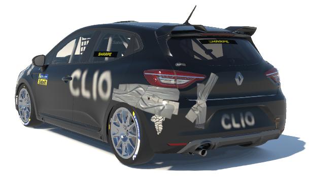 Clio Budget Racer by Dale Sharpe - Trading Paints