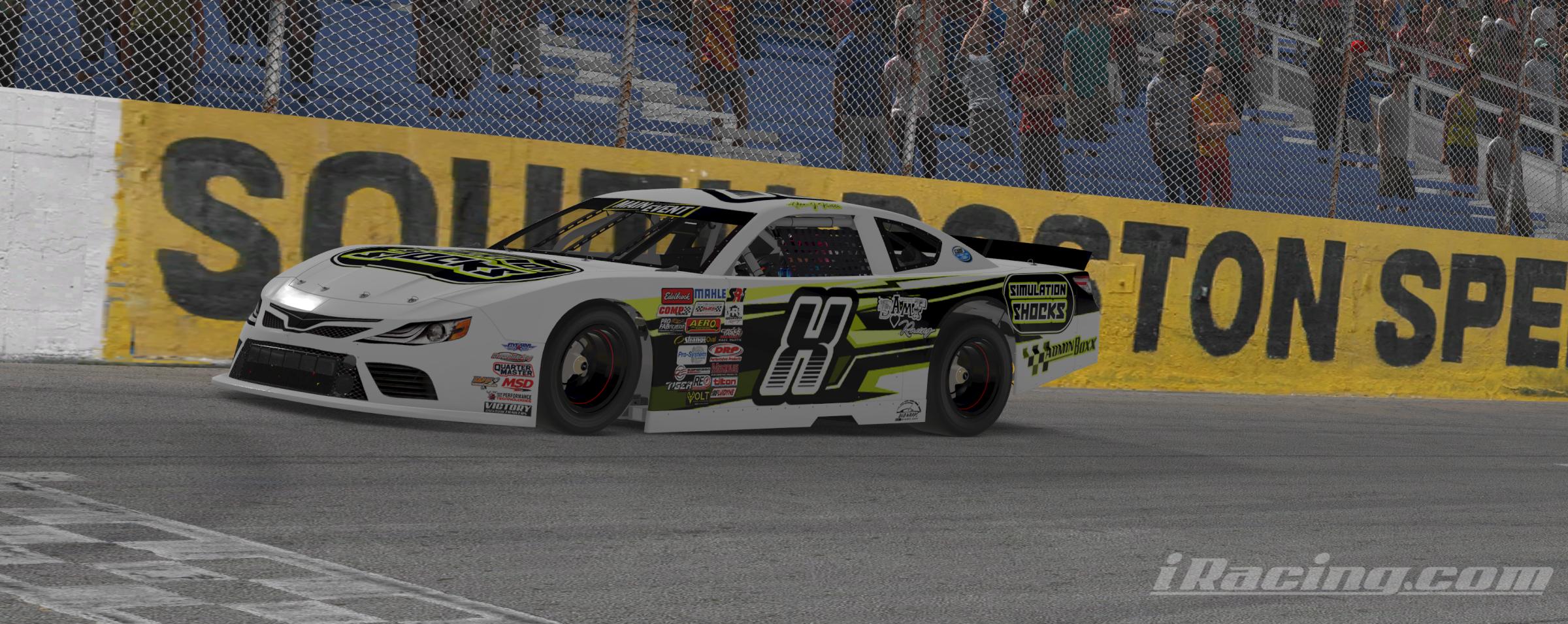 Simulation Shocks Late Model Stock by Adam J Ricci - Trading Paints