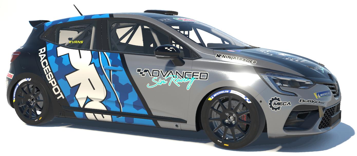 Precision Racing eSports Renault Clio by Jeff T Evans - Trading Paints