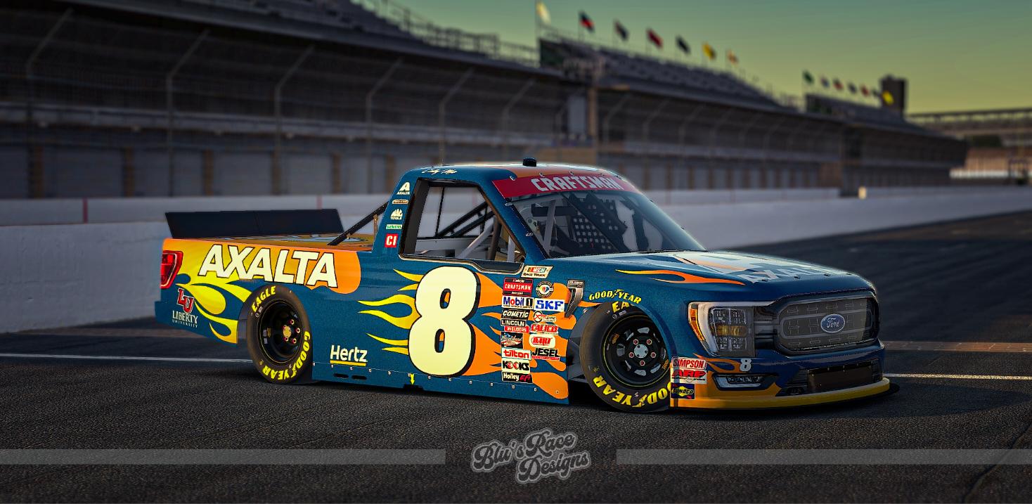 #8 Axalta Flames Ford F150 by Noah O. - Trading Paints