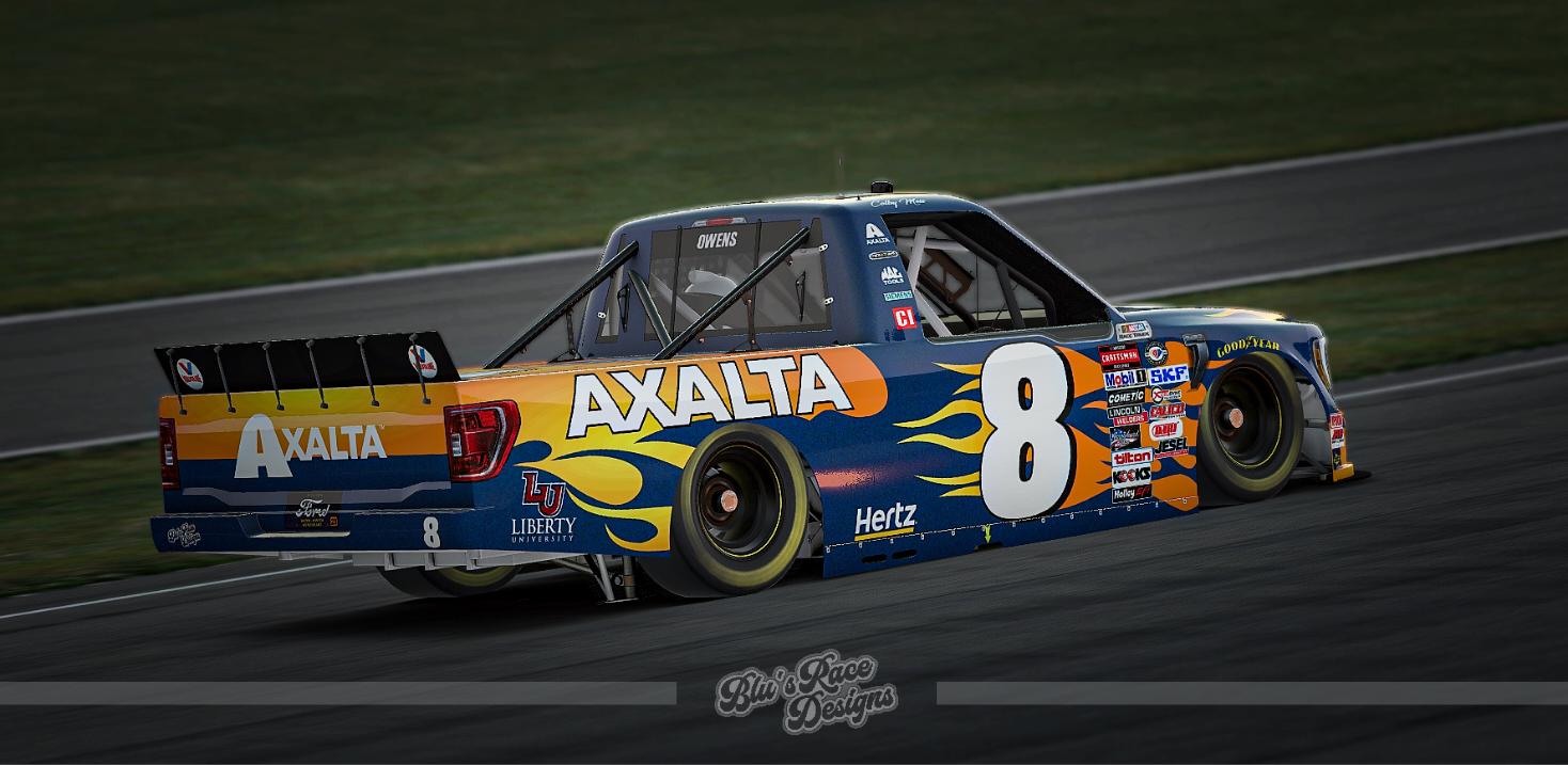 #8 Axalta Flames Ford F150 by Noah O. - Trading Paints