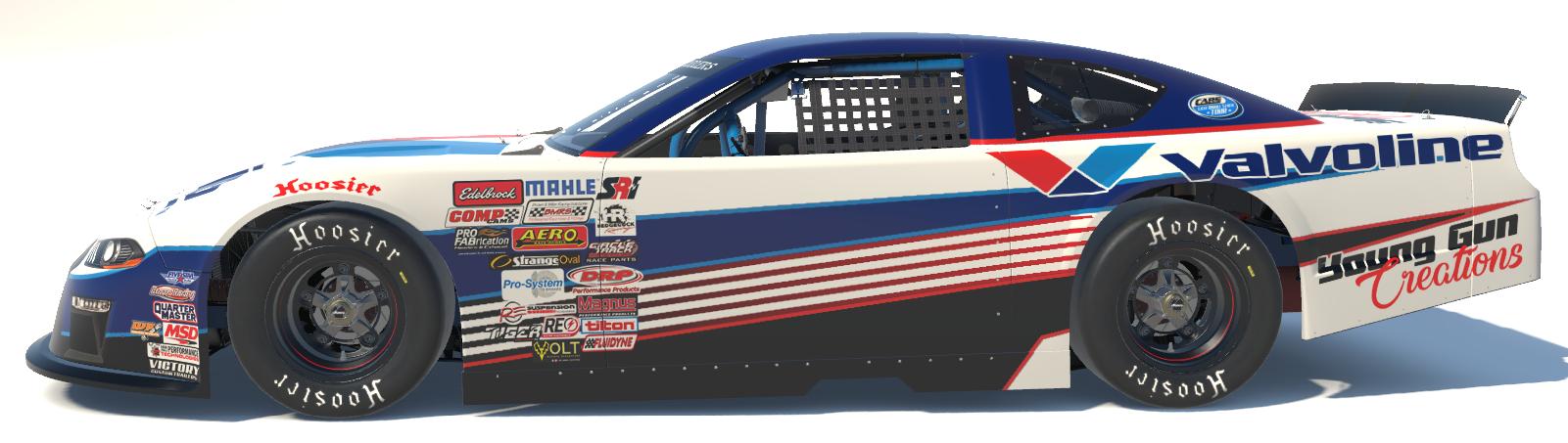 Late Model valvoline ford mustang by Aiden Young - Trading Paints