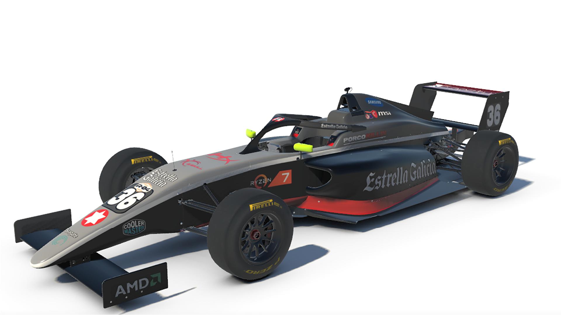 Formula IR04 Estrella grey by Alfonso Gonzalez - Trading Paints