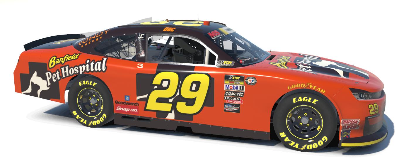Harvick 29 Banfield Throwback by Daniel D Cunningham - Trading Paints