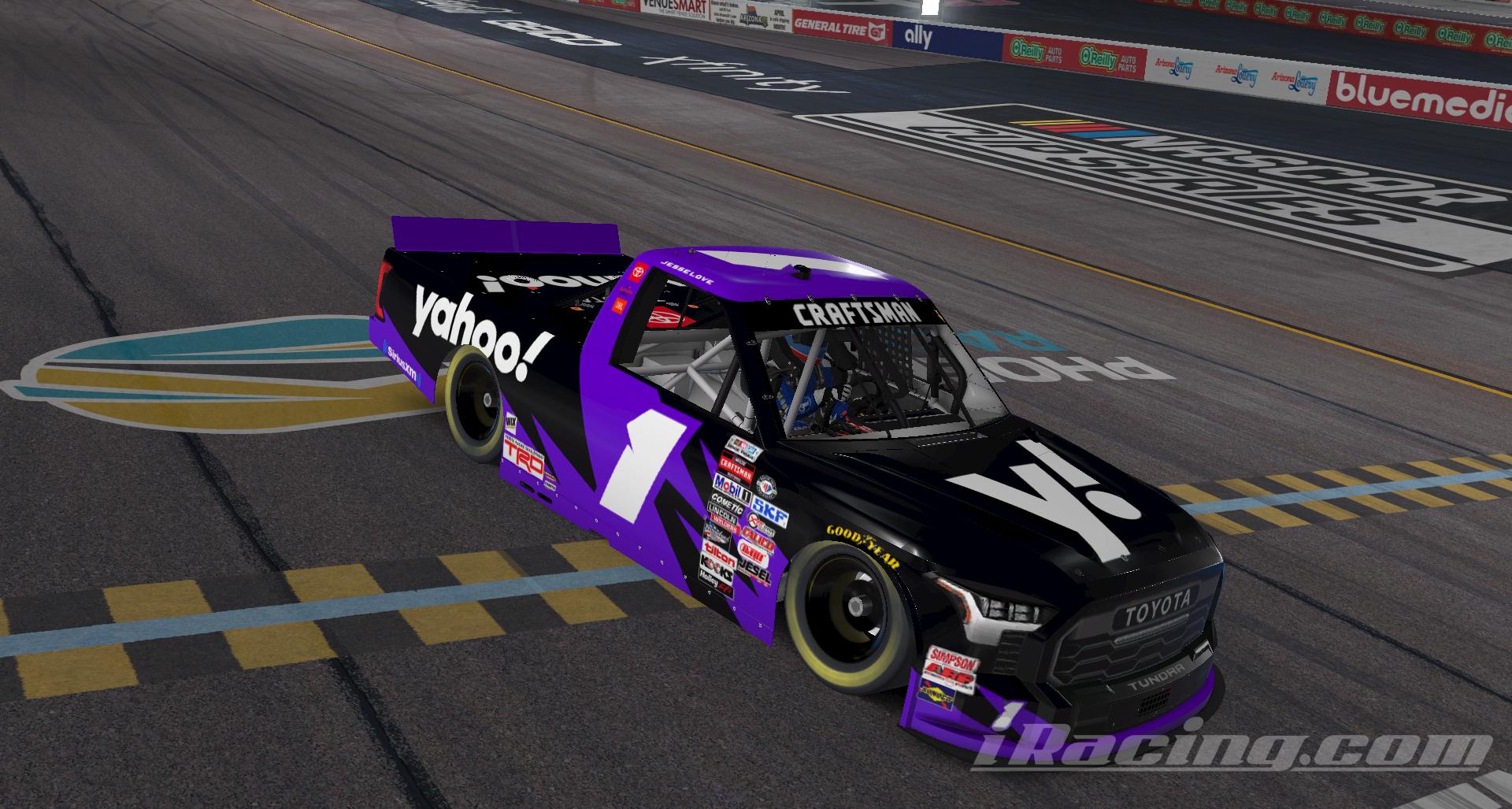 Jesse Love Yahoo Night Race Concept No Number by Martin Roberg - Trading Paints