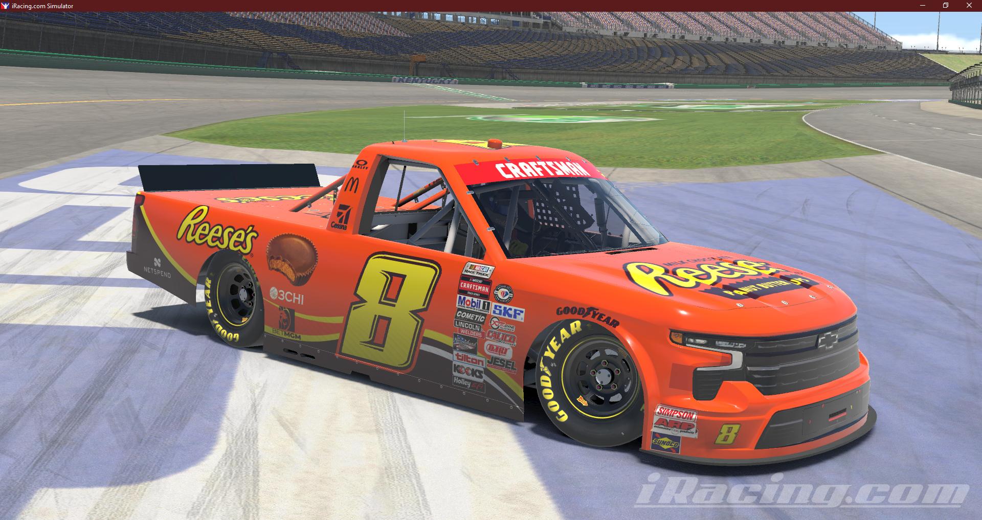 2023 Kyle Busch #8 (Blank) Reeses Cups Silverado Concept by Ardell ...