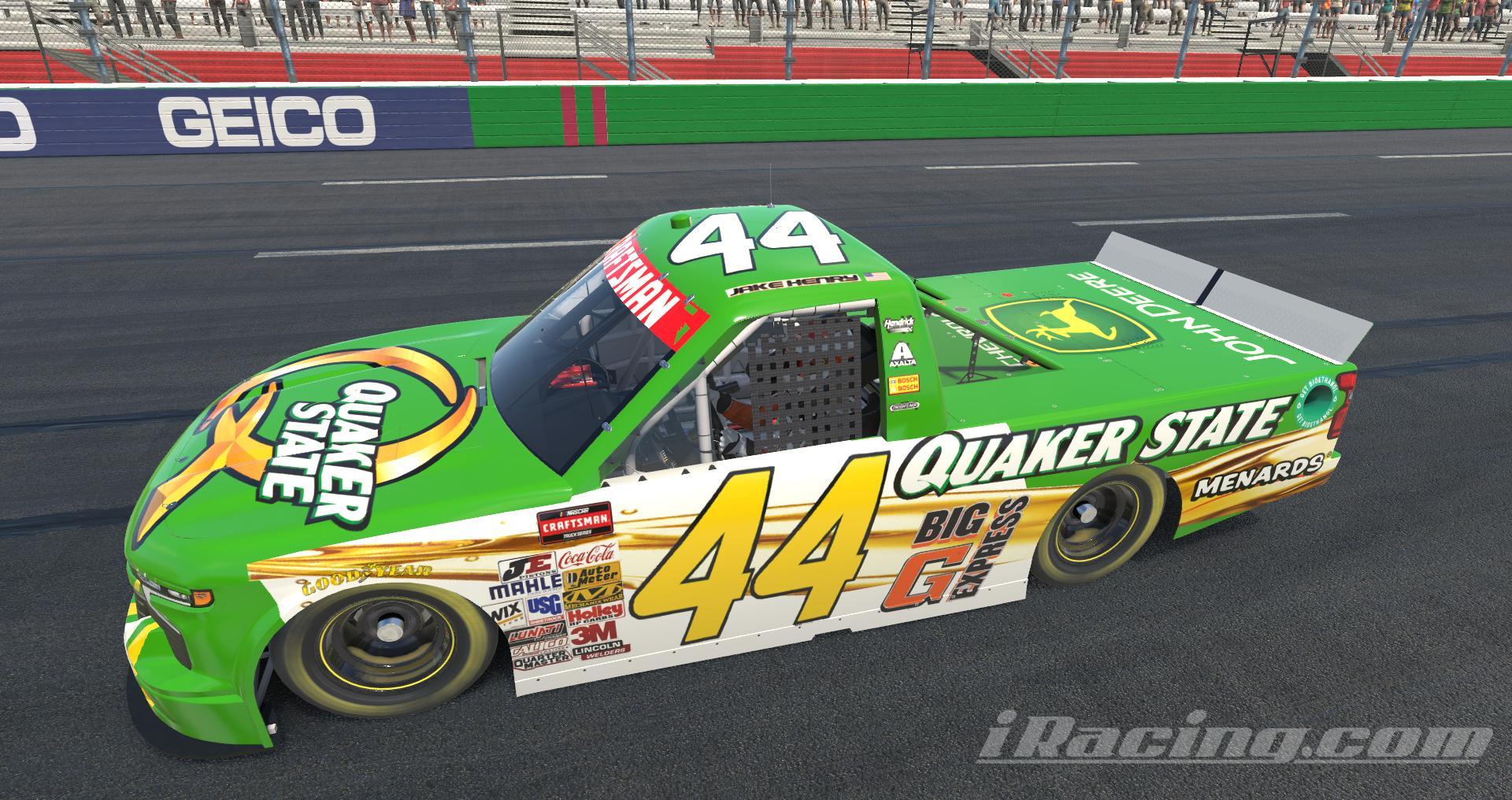 2023 Quaker State John Deere Big G Express Chevrolet Silverado Truck by ...