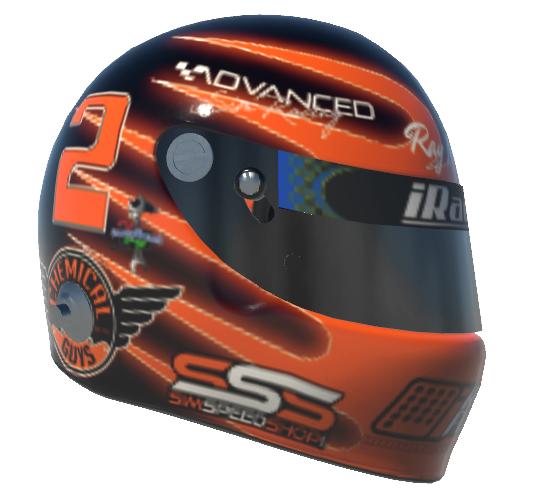 Ray Malatt #2 - Helmet- Chemical Guys / Greasy Wrench Racing / Sim ...