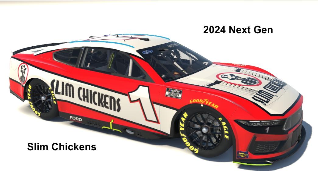 Slim Chickens Next 2024 Gen Ford Mustang by Michael M. - Trading Paints