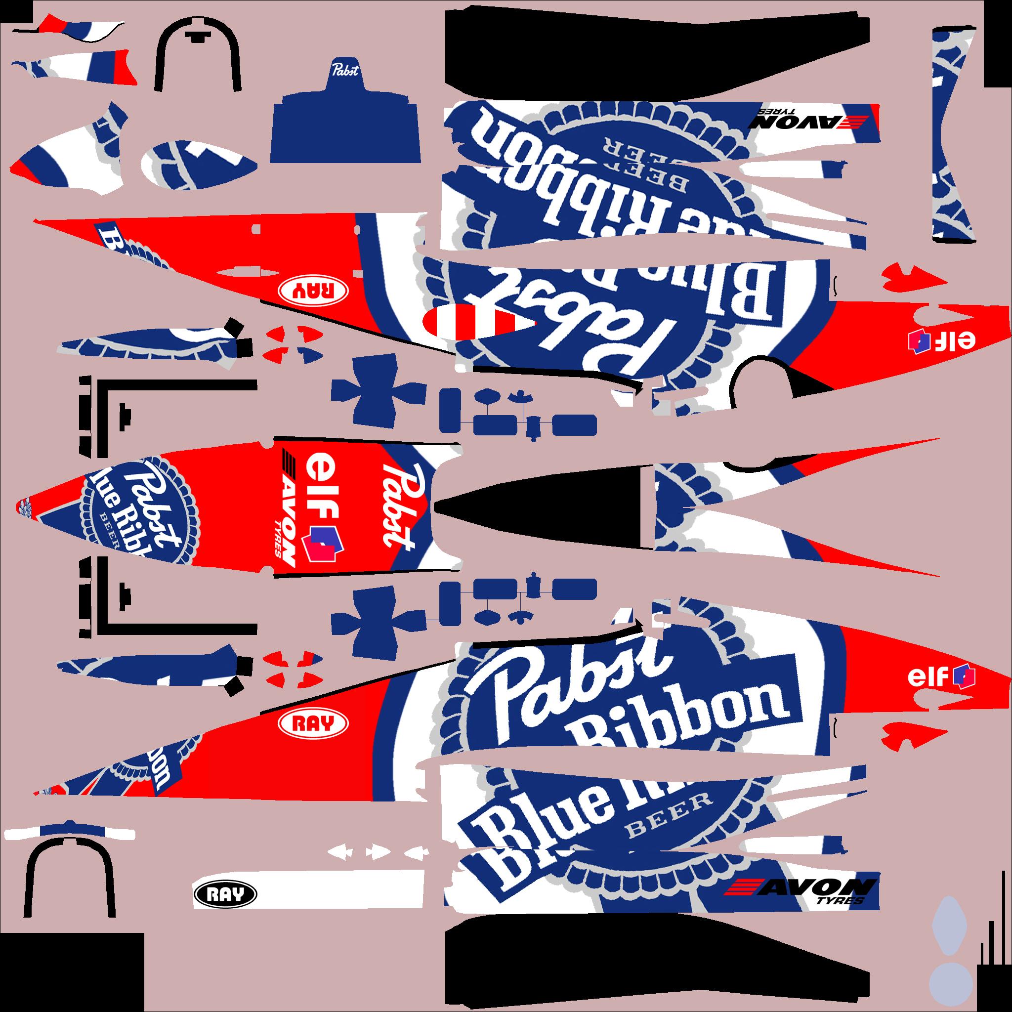 Ray FF 1600 Pabst by Clyde Coman - Trading Paints