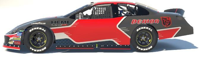 ARCA/Gen 4 Dodge Demon - Sim Stamped Numbers by Ed Hauck - Trading Paints