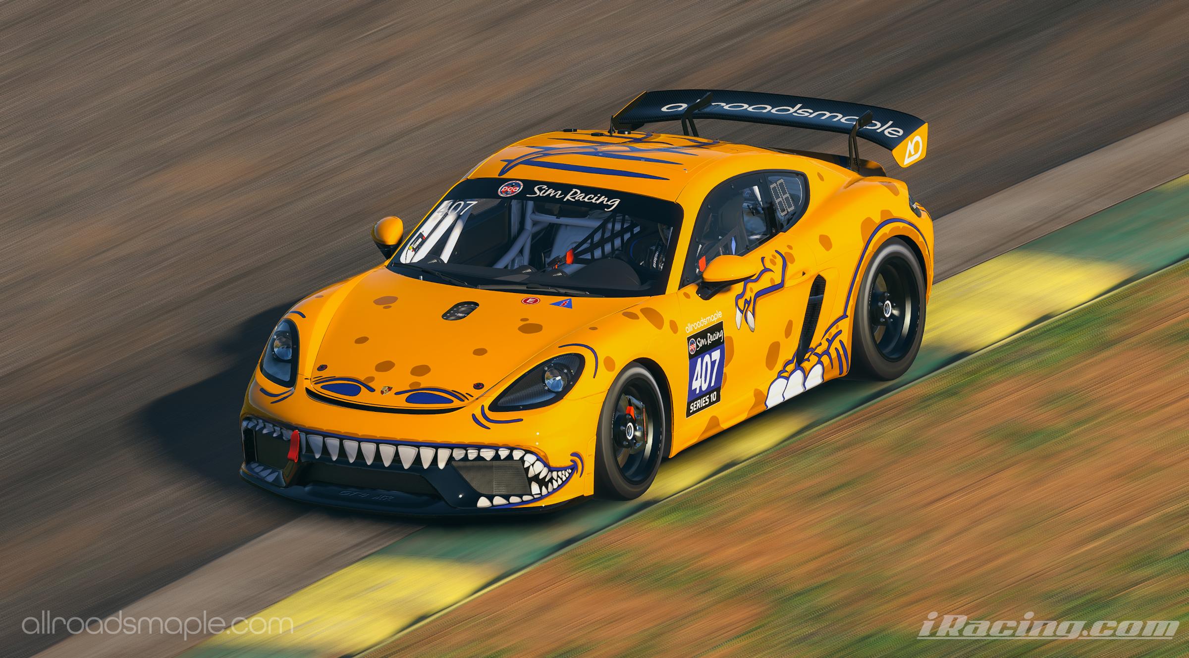 AO Racing GT4 Clubsport MR awr Signal Yellow by Patryk A. - Trading Paints