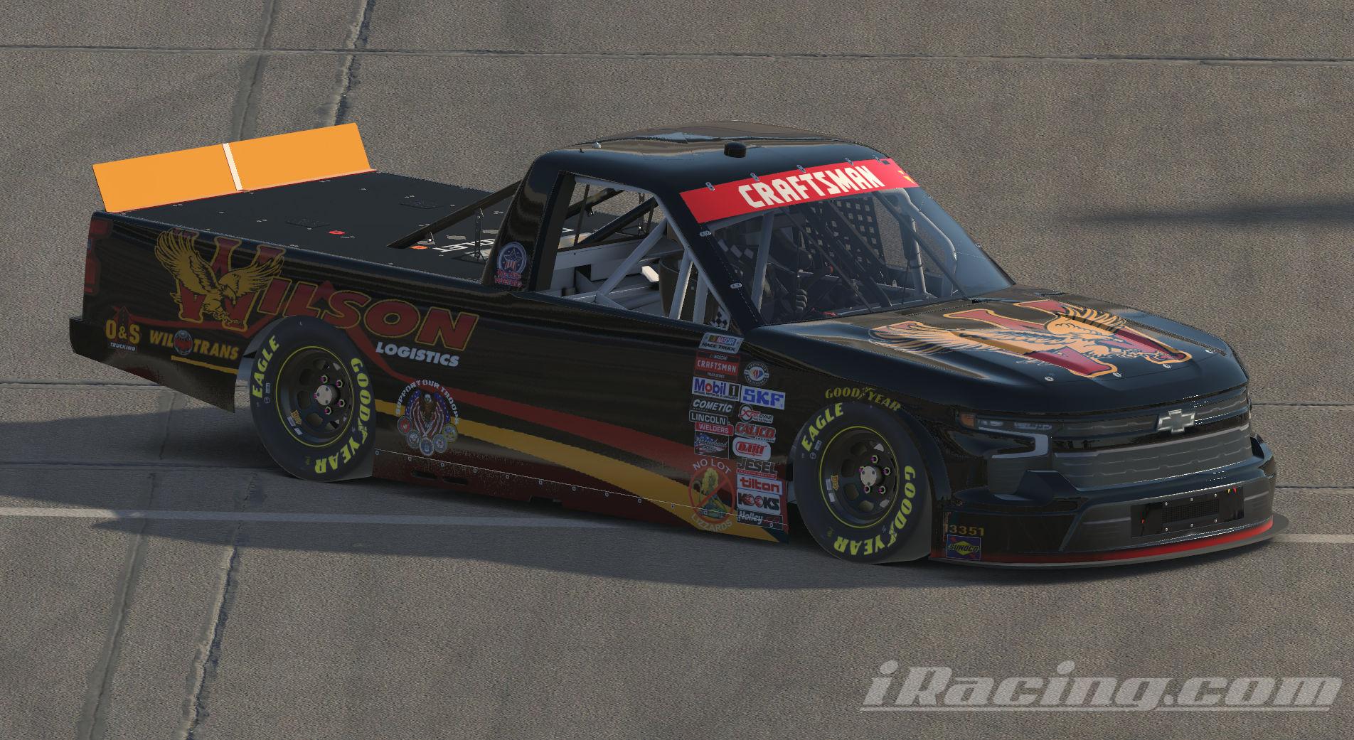 WILSON LOGISTICS NASCAR CRAFTSMAN CHEVY TRUCK (NO NUMBERS) by Scott Van ...
