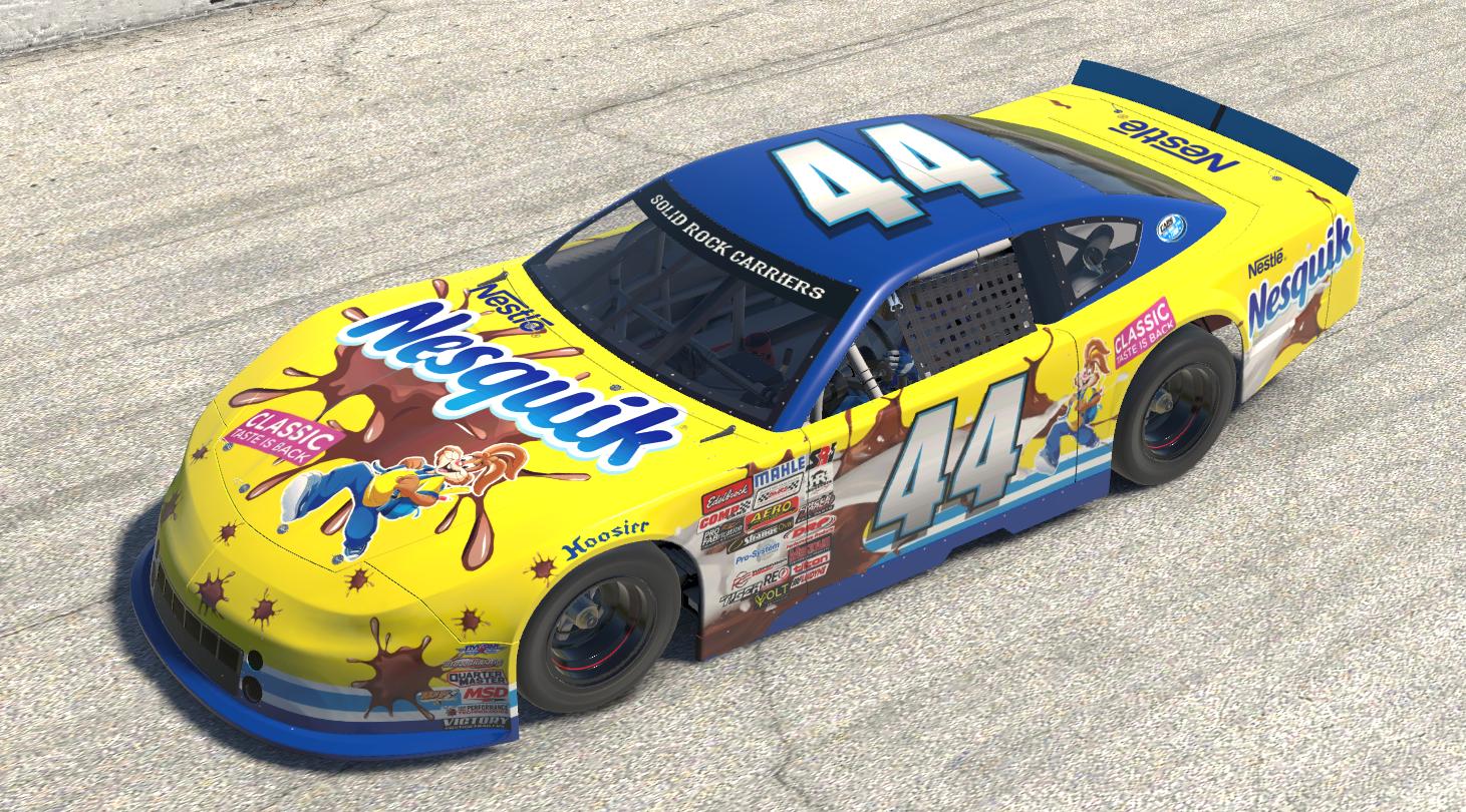 Nesquik Late Model Stock 2023 by Brian J Oshenska - Trading Paints