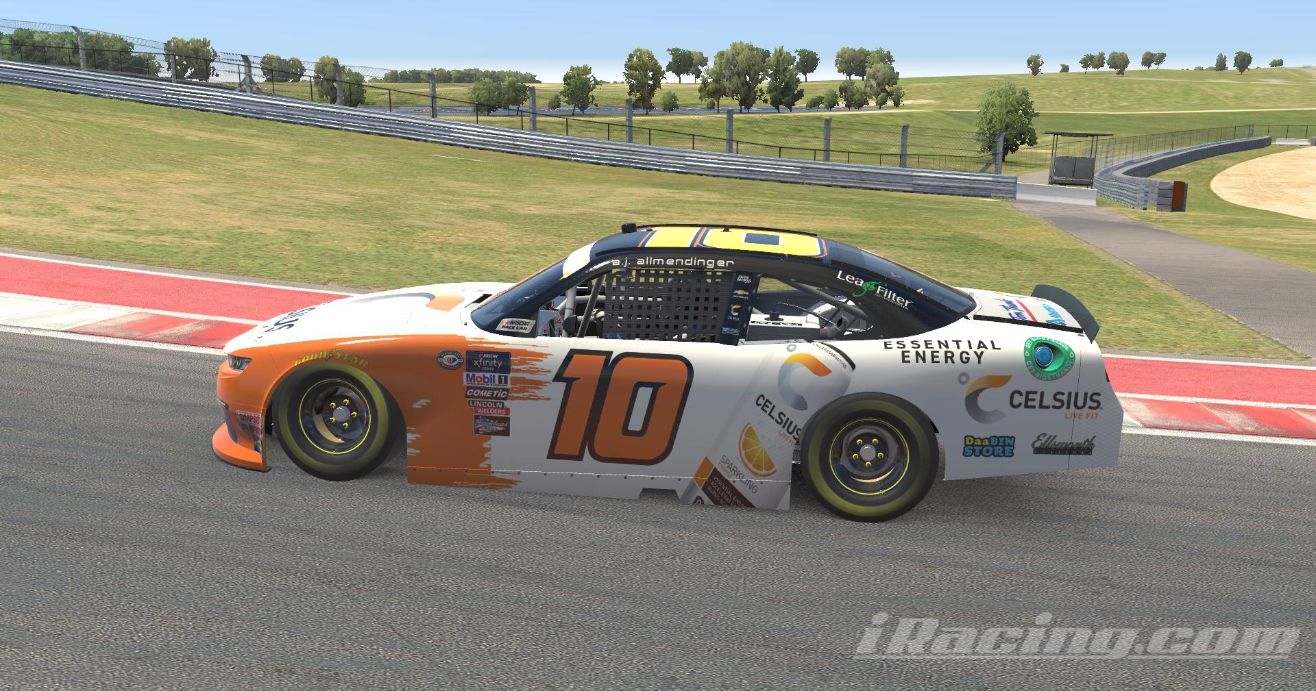 #10 A.J. Allmendinger 2023 Celsius by Martin Roberg - Trading Paints