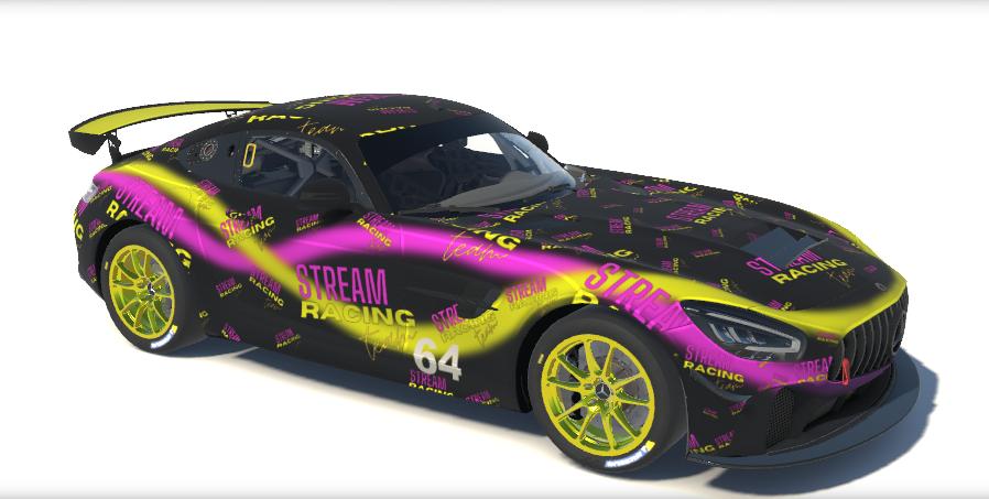 Mercedes AMG GT4 SRT_Yellow by Raul Valsera - Trading Paints