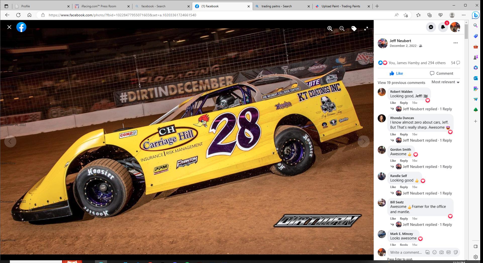 jeff 28 dome car by Blaine Johnson - Trading Paints
