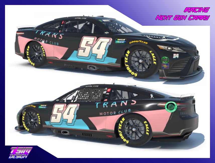 #54 April Coe Ulta Beauty-Trans Motor Club NOSSCAR Next Gen Camry by ...