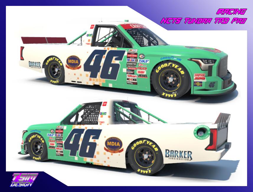 2023 #46 Norm Benning MDIA Tundra TRD Pro by Zachary S. - Trading Paints