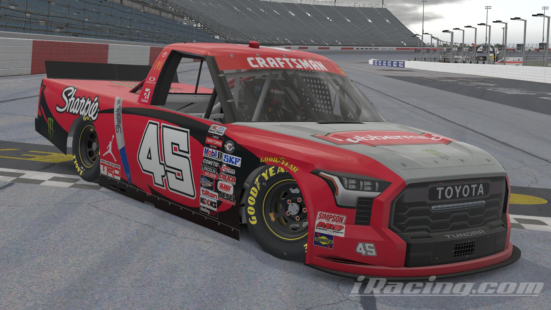 2023 Kurt Busch #45 Rubbermaid/Sharpie Tundra Concept by Ardell Allen ...
