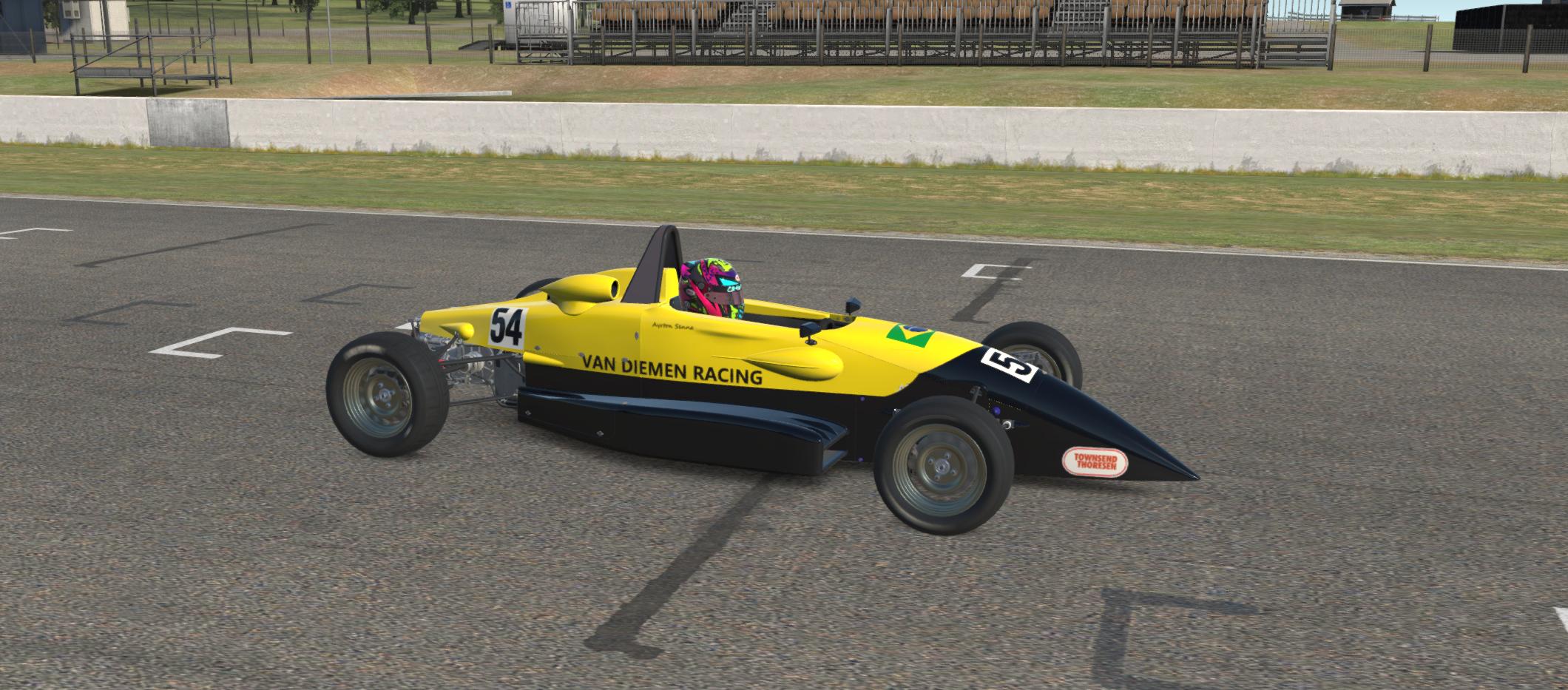 Ayrton Sennas first racecar by Stuart Crawford - Trading Paints