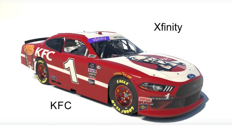 Kentucky Fried Chicken (KFC) Xfinity Ford Mustang by Michael M ...