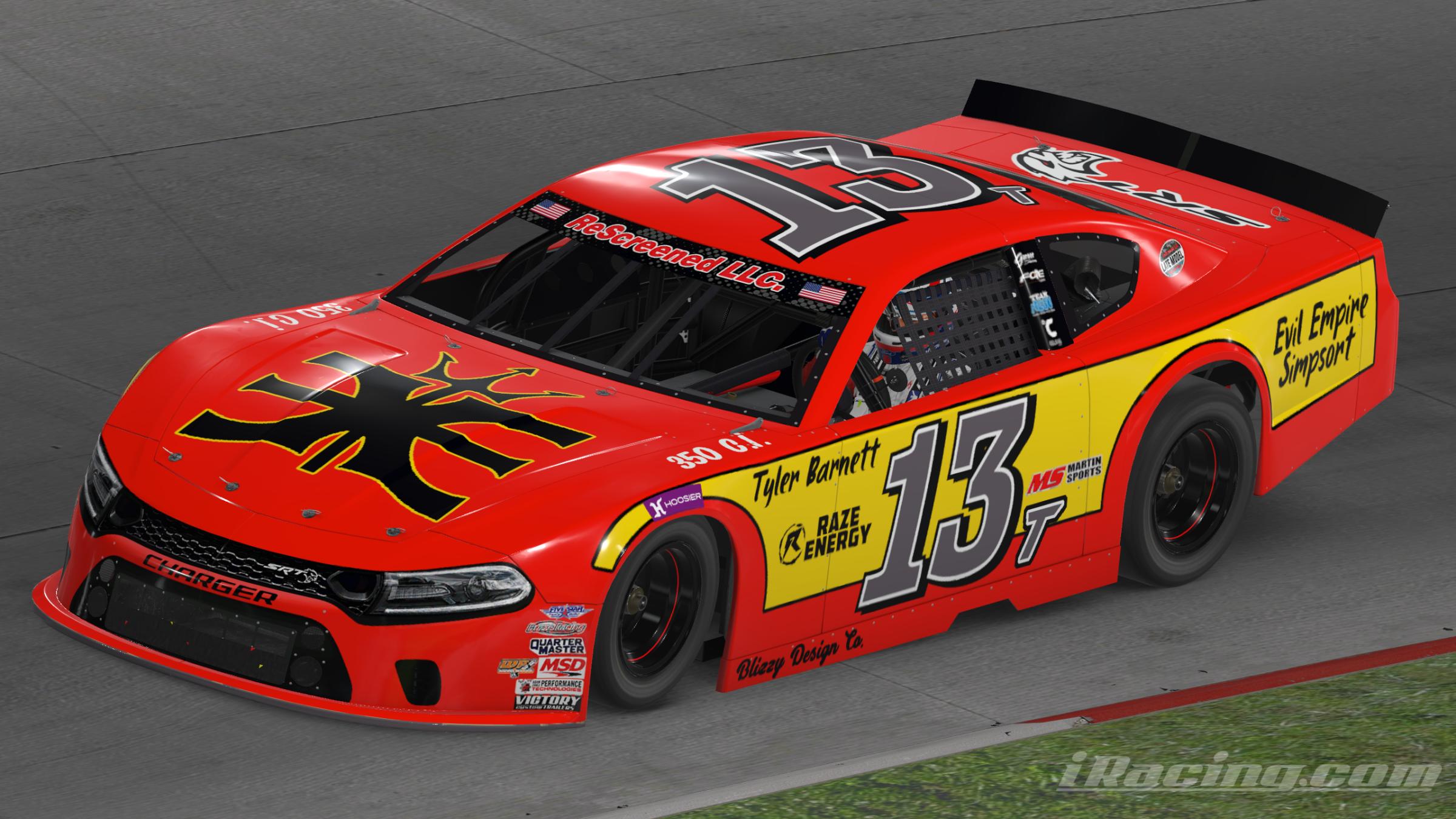 TylerBarnett - 13 - Throwback - Late Model by Blake H. - Trading Paints