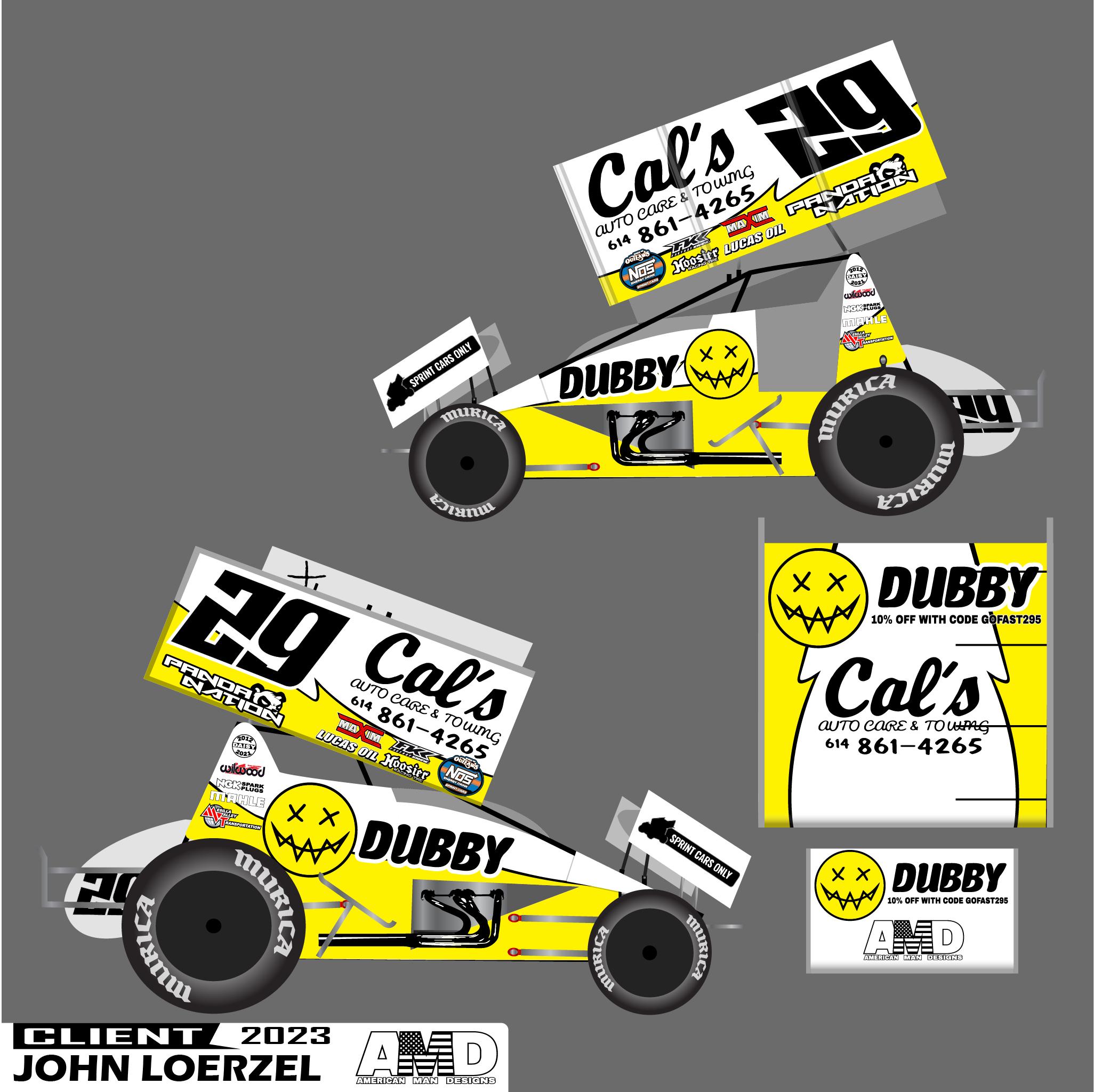 John Loerzel DUBBY 2023 Sprint Car by DeWayne L. - Trading Paints