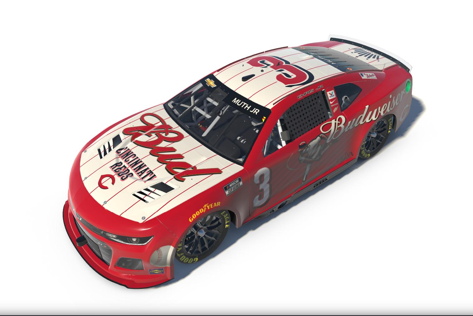 Cincinnati Reds Budweiser by Chris Muth Jr - Trading Paints