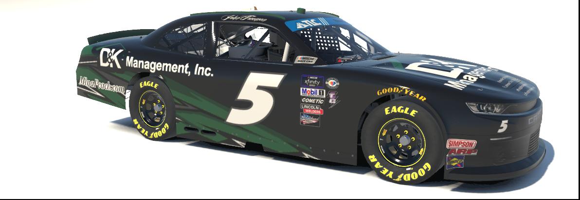John Freeman #5 D&K Management Xfinity Camaro by Rob Evans - Trading Paints