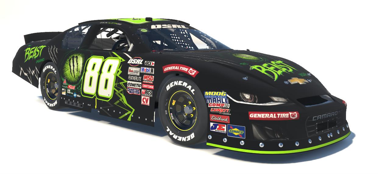 Gavin Austin #88 Monster Energy BEAST Chevy Camaro by Jonathan Leger ...