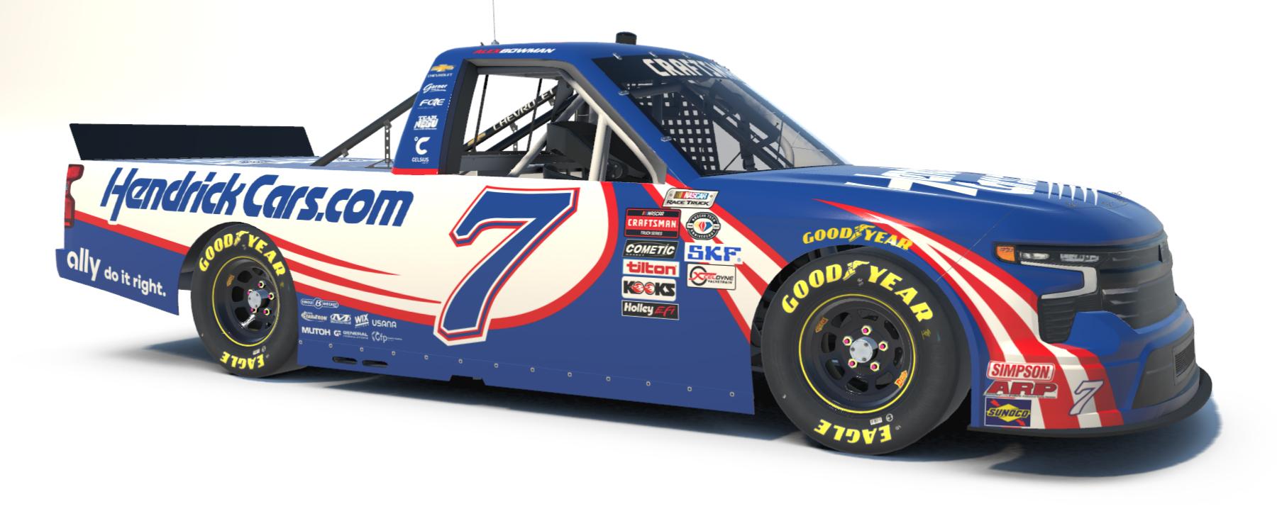 2023 7 Alex Bowman Hendrick Cars Silverado by Michael DiPasquale ...