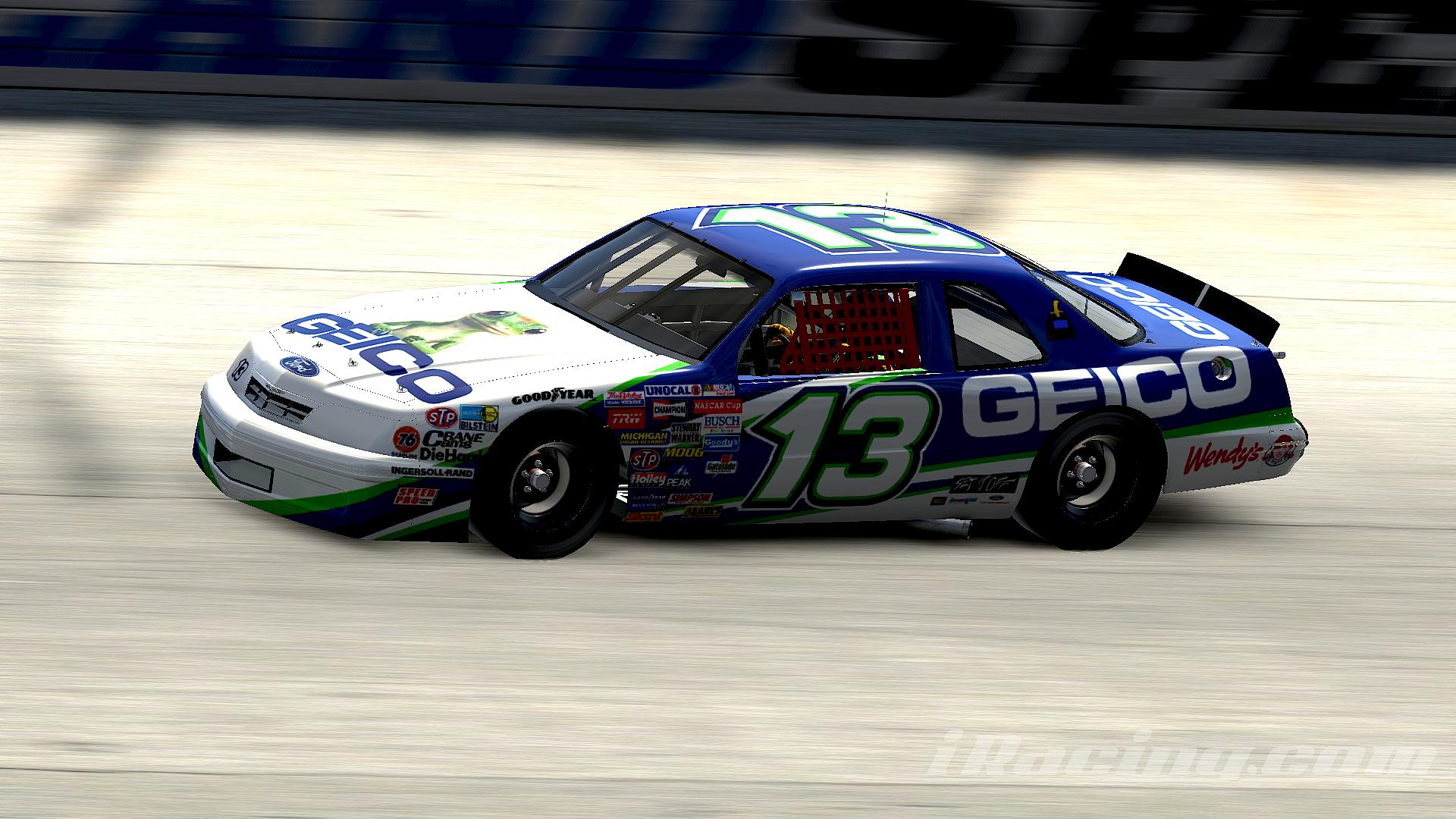 Geico NASCAR Ford Thunderbird by Gavin Graham2 - Trading Paints