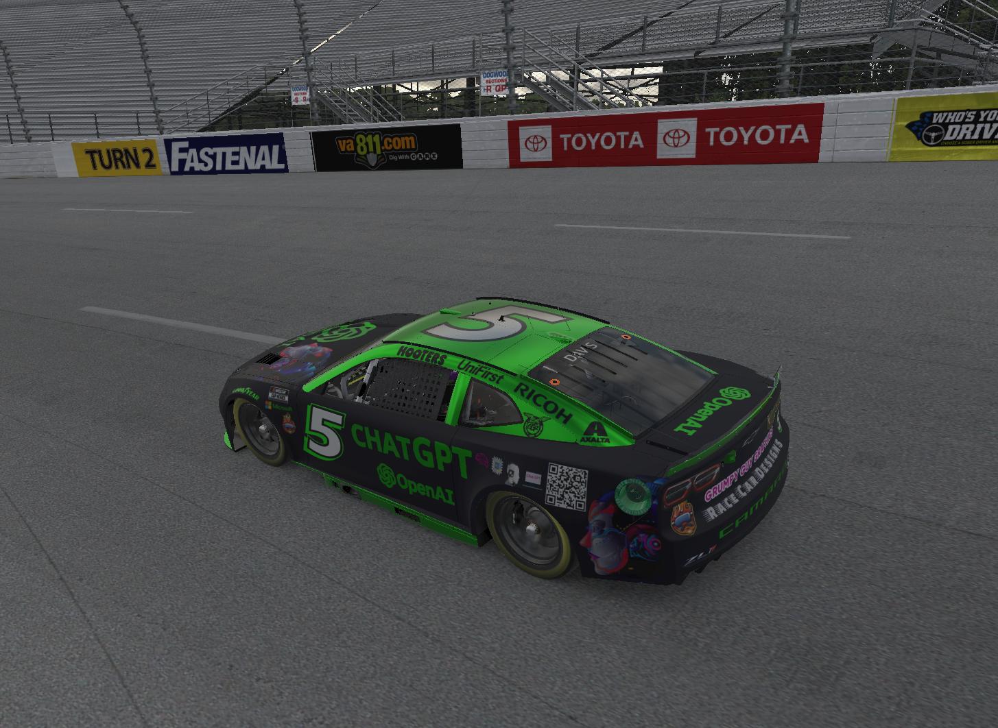 Open AI Chat GPT Car by Duke D. - Trading Paints